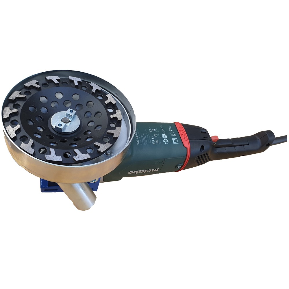 Betonschleifer 2.4kW Ø180 mit Absaugvorrichtung